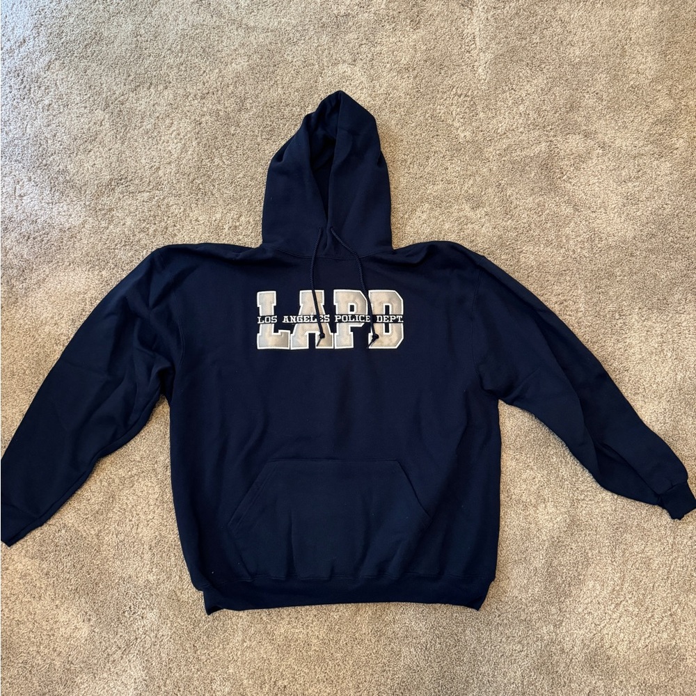 Los Angeles Police Department (Lapd) Men’s Blue Hoodi… - Gem